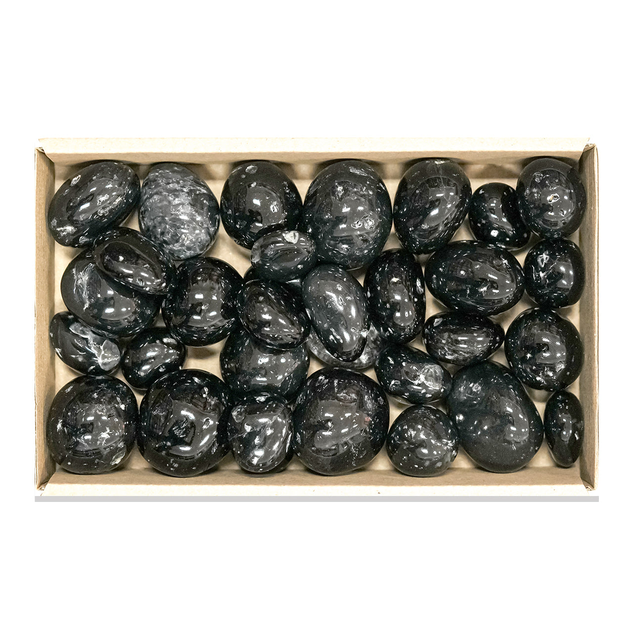 Polished Galaxy Obsidian Mixed Tumble - 1000g | Starborn