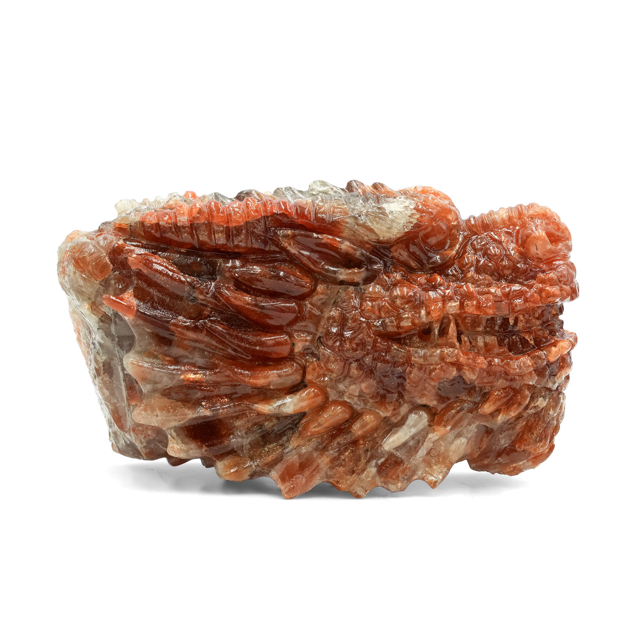 Rare 794.5ct Sunstone Dragon Head Carving | Starborn