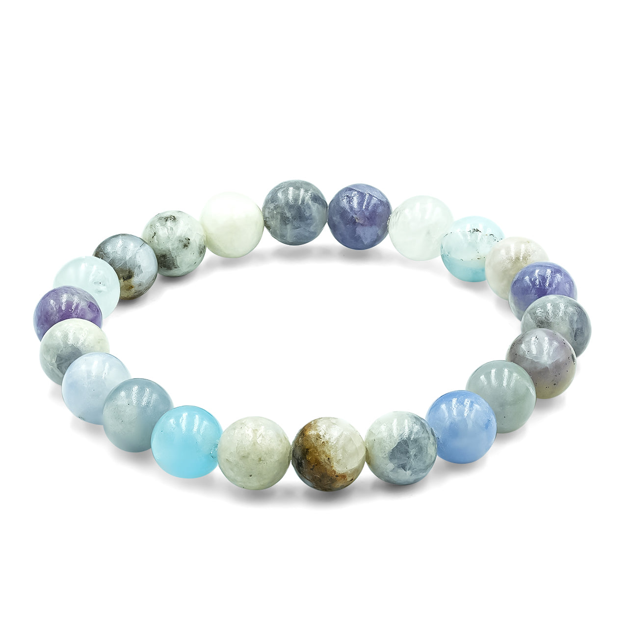 Fluorescent Hackmanite Beaded Elastic Bracelet | Starborn