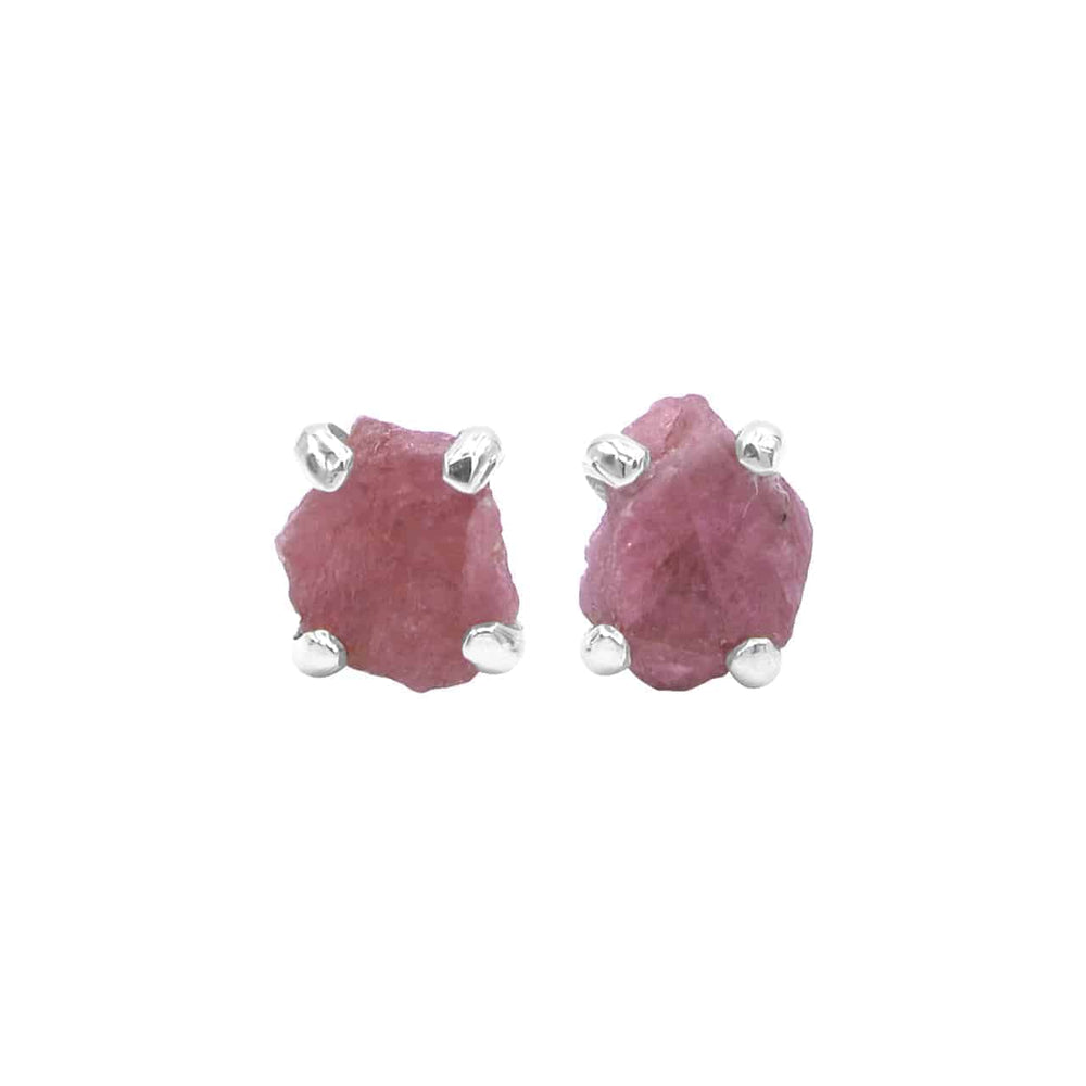 The Genuine Rough Record Keeper Ruby Post Earrings | Starborn